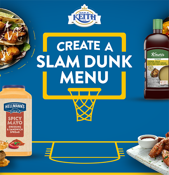 Create a Slam Dunk Menu | Ben E. Keith - Food Product & Alcoholic ...